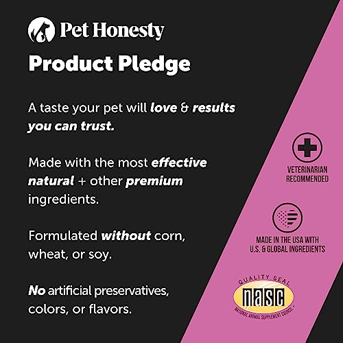 Pet Honesty 10 in 1 Dog Multivitamin - Fish Oil for Dogs, Dog Vitamins and Supplements - Glucosamine for Dogs, Probiotics, Omega Fish Oil - Dogs Health & Heart - Dog Skin and Coat Supplement (90 ct)