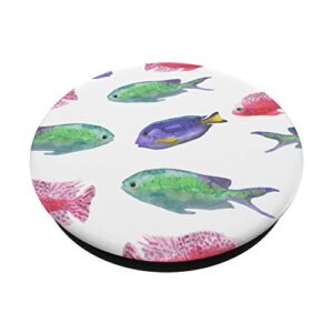 Cute Fish Pop Socket - Aquarium Pop Socket - Pet Fish PopSockets PopGrip: Swappable Grip for Phones & Tablets