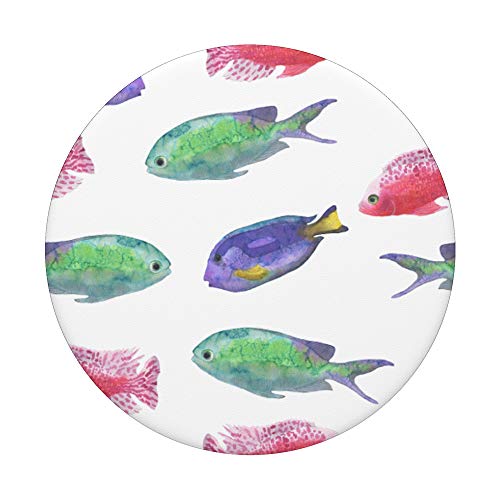 Cute Fish Pop Socket - Aquarium Pop Socket - Pet Fish PopSockets PopGrip: Swappable Grip for Phones & Tablets