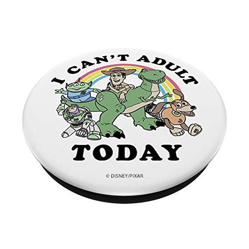 Disney Pixar Toy Story Toy Friends I Can't Adult Today PopSockets PopGrip: Swappable Grip for Phones & Tablets