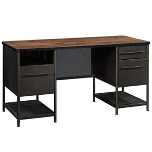 sauder boulevard café executive desk, black finish