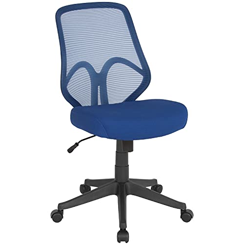 Flash Furniture Salerno Series High Back Navy Mesh Office Chair