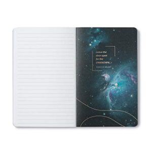 Compendium Softcover Journal - Look to the Stars – A Write Now Journal with 128 Lined Pages, 5”W x 8”H