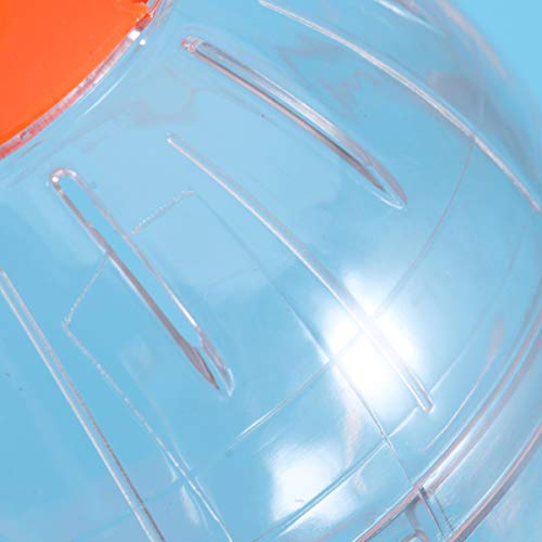 POPETPOP Hamster Running Ball Run Exercise Ball Run-About Mini Ball for Small Animal Pet (Orange)