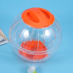 POPETPOP Hamster Running Ball Run Exercise Ball Run-About Mini Ball for Small Animal Pet (Orange)