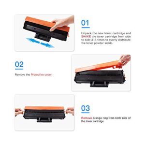 LxTek Compatible Toner Cartridge Replacement for Samsung 111S 111L MLT-D111S MLT-D111L to use with Samsung Xpress SL-M2020W M2020W SL-M2070FW M2070FW SL-M2070W M2070W Printer (2 Black, High Yield)