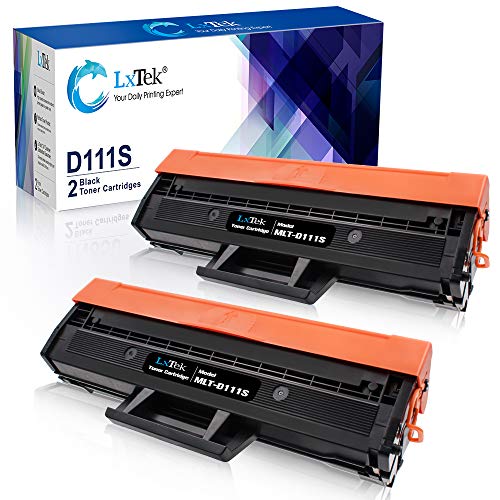 LxTek Compatible Toner Cartridge Replacement for Samsung 111S 111L MLT-D111S MLT-D111L to use with Samsung Xpress SL-M2020W M2020W SL-M2070FW M2070FW SL-M2070W M2070W Printer (2 Black, High Yield)