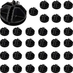 cube connectors plastic storage cube connectors wire cube connectors organizer abs connectors for modular closet storage organizer and wire shelf (black,32 pieces)