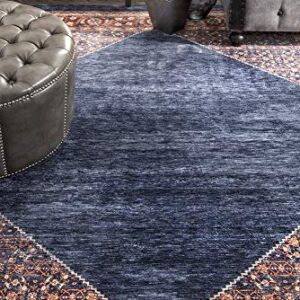 nuLOOM Temptation Floral Persian Area Rug, 3' x 5', Navy