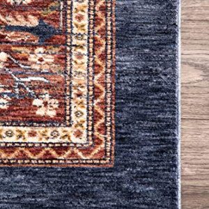 nuLOOM Temptation Floral Persian Area Rug, 3' x 5', Navy