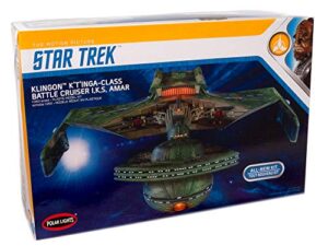 polar lights star trek klingon k’t’inga 2t 1:135 scale model kit