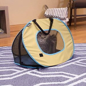 SportPet Designs Cat Carrier with Zipper Lock- Foldable Travel Cat Carrier (CM-0430)