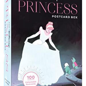 Disney Princess Postcard Box: 100 Collectible Postcards (Disney Art Stationery, Gift for Disney Lover)