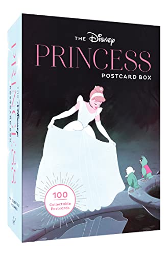 Disney Princess Postcard Box: 100 Collectible Postcards (Disney Art Stationery, Gift for Disney Lover)