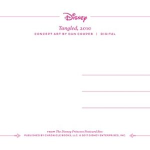 Disney Princess Postcard Box: 100 Collectible Postcards (Disney Art Stationery, Gift for Disney Lover)