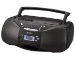 sony cfds36 boombox (cd,cassette recorder, digital am/fm stero, remote)