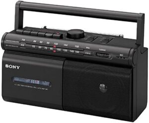 sony cfm-30tw am/fm radio cassette recorder