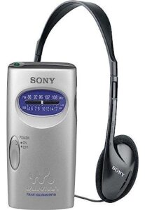 sony srf59silver am/fm walkman stereo radio