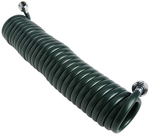 Plastair SpringHose PUWE625B94H-AMZ Light EVA Drinking Water Safe Recoil Garden Hose, Green, 3/8-Inch by 25-Foot