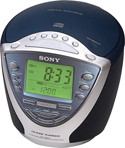 Sony Dream Machine ICF-CD843V CD Clock Radio with Digital Tuner (Discontinued by Manufacturer)