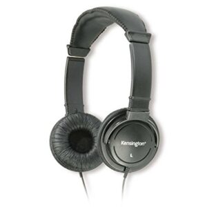 Kensington Hi-Fi On-Ear Headphones with 9-Foot Cord (K33137),Black