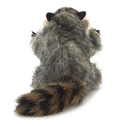 Folkmanis Mini Raccoon Finger Puppet, Gray, 1 EA