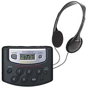 sony am/fm/weather walkman radio - srf-m37v