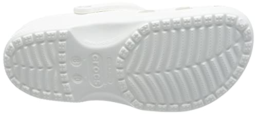 Crocs Unisex-Adult Classic Clogs (Best Sellers), White, 7 Men/9 Women