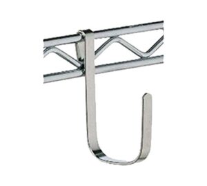 metro super erecta 3-7/16" single chrome snap-on hook