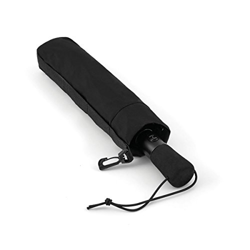 ShedRain WindPro - Vented Auto Open Auto Close Portable Compact Travel Umbrella for Rain and Wind with Teflon