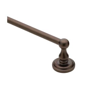 moen bp6924owb madison 24-inch-towel bar, old world bronze