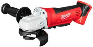 milwaukee 2680-20 m18 18v lithium ion 4 1/2 inch cordless grinder with burst resistant guard and paddle switch design