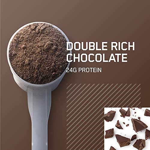 Optimum Nutrition Gold Standard 100% Whey Protein Powder, Double Rich Chocolate 2 Pound (Packaging May Vary)