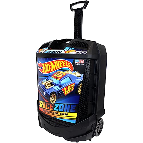 Hot Wheels 100-Car, Rolling Storage Case with Retractable Handle, Model:20135