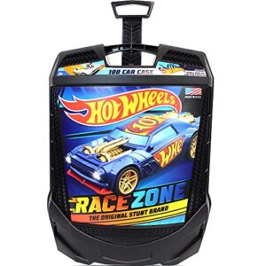 Hot Wheels 100-Car, Rolling Storage Case with Retractable Handle, Model:20135