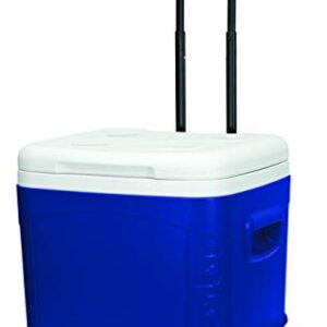 Igloo Ice Cube 60 Quart Roller Cooler , Ocean Blue