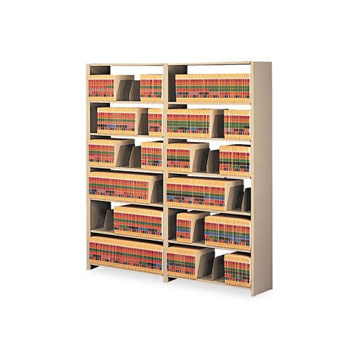 Tennsco : Snap-Together Open Shelving Steel 7-Shelf Closed Add-On Unit, 48 x 12 x 88, Sand -:- Sold as 2 Packs of - 1 - / - Total of 2 Each