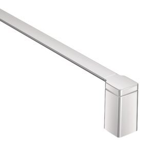 moen yb8824ch 90 degree modern 24-inch single bathroom single-towel bar, chrome