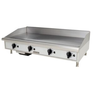 toastmaster tmgm48 48" manual control gas griddle