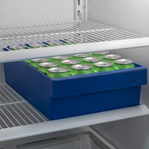 Akro-Mils 31188 AkroDrawer Stackable Plastic Storage Drawer Storage Bin, (17-5/8-Inch x 8-3/8-Inch x 4-5/8-Inch), Blue, (4-Pack)