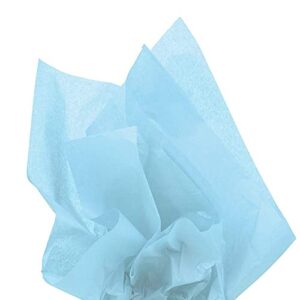 jam paper tissue paper - baby blue - 10 sheets/pack