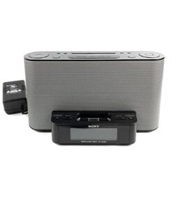 sony icfcs10ip - am/fm clock radio with ipod/iphone speaker dock.