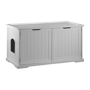 merry products cat washroom bench, white