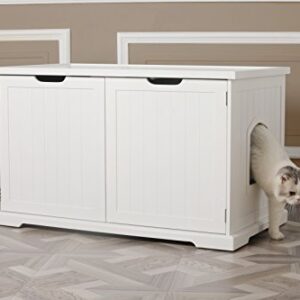 Merry Products Cat Washroom Bench, White