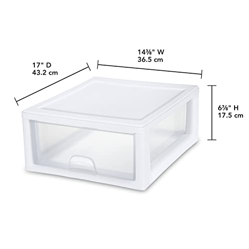 Sterilite 23018006 16 Quart/15 Liter Stacking Drawer