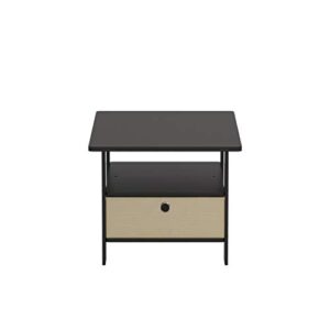 Furinno Coffee Table with Bins, Espresso/Brown