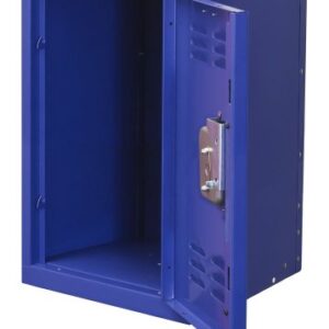 Hallowell HKL151524-1GS Kid Mini Locker, 15" Width x 15" Depth x 24" Height, Single Tier, 1-Wide, Knock-Down, 717 Grand Slam