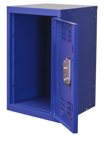 Hallowell HKL151524-1GS Kid Mini Locker, 15" Width x 15" Depth x 24" Height, Single Tier, 1-Wide, Knock-Down, 717 Grand Slam