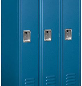 Salsbury Industries 61358BL-U Single Tier 36-Inch Wide 5-Feet High 18-Inch Deep Unassembled Standard Metal Locker, Blue