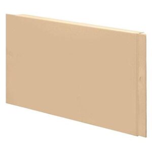 salsbury industries end base for 15-inch metal locker, tan